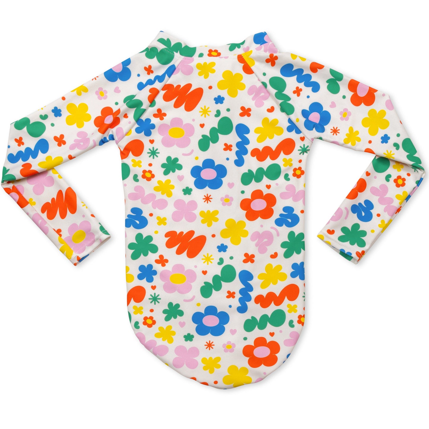 Retro Squiggles Girls Zip Front One Piece – Tidewater Tots